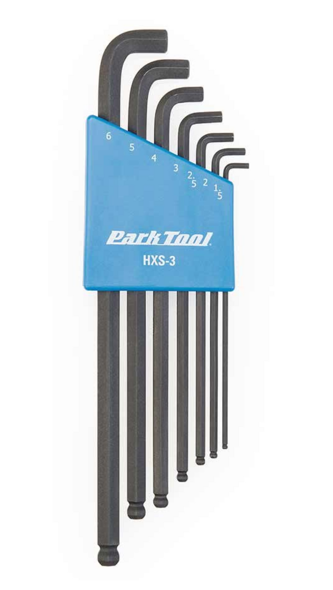 Park Tool HXS-3 Stubby Hex Wrench Set | Dunbar & Corsa Cycles – Dunbar ...